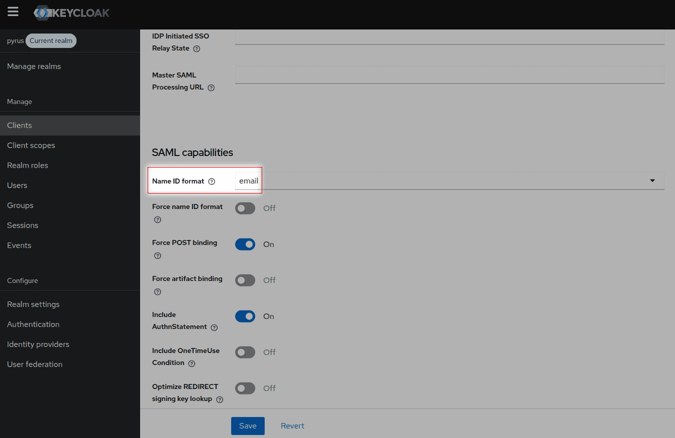 Setting up SAML SSO integration with Keycloak | Pyrus Help